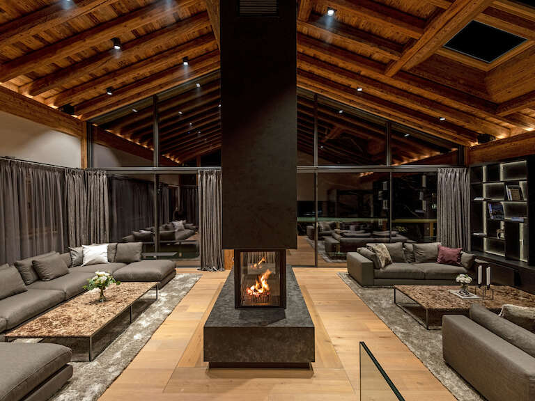 Built a luxury chalet: Alpine chic with breathtaking views